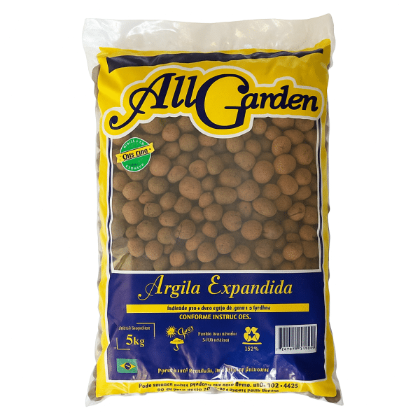 Argila Expandida 1Kg - All Garden - Grow da Maria